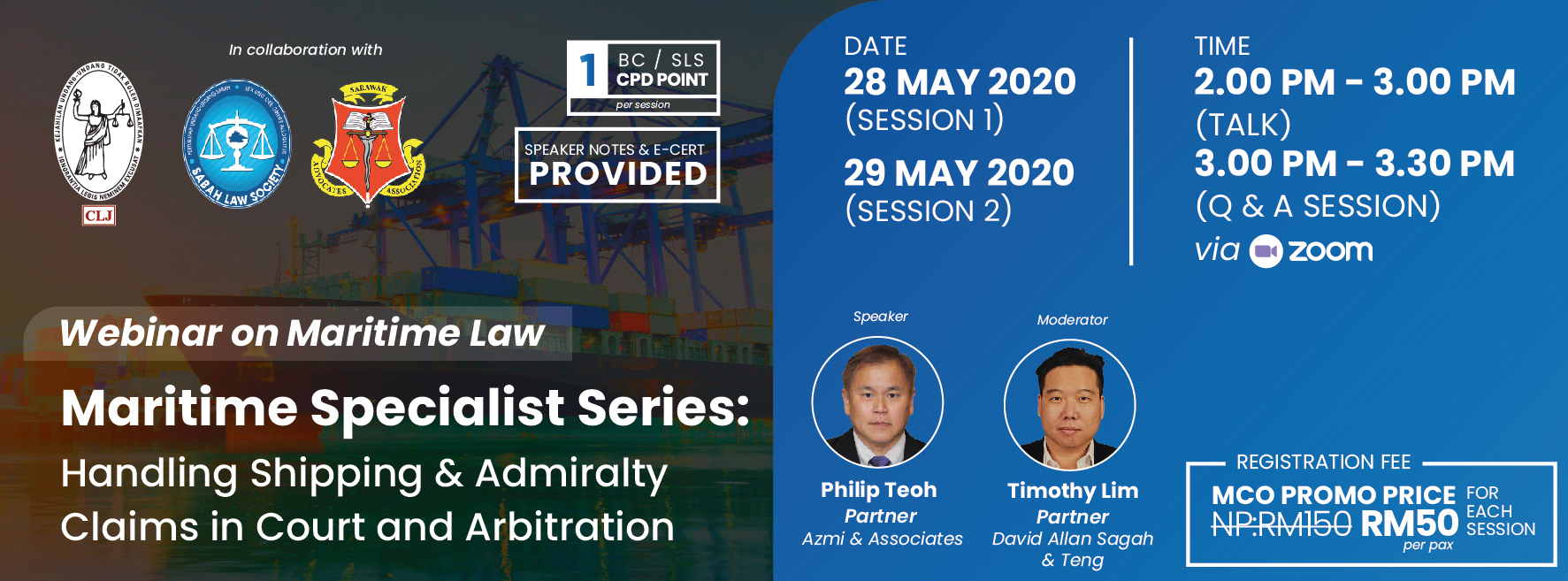 Webinar On Maritime Law Maritime Specialist Series: Handling Shipping & Admiralty Claims in ...