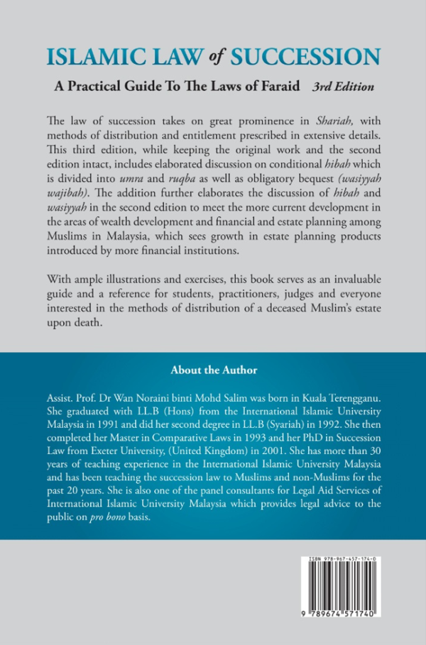 ISLAMIC LAW OF SUCCESSION – A PRACTICAL GUIDE TO THE LAW OF FARAID ...